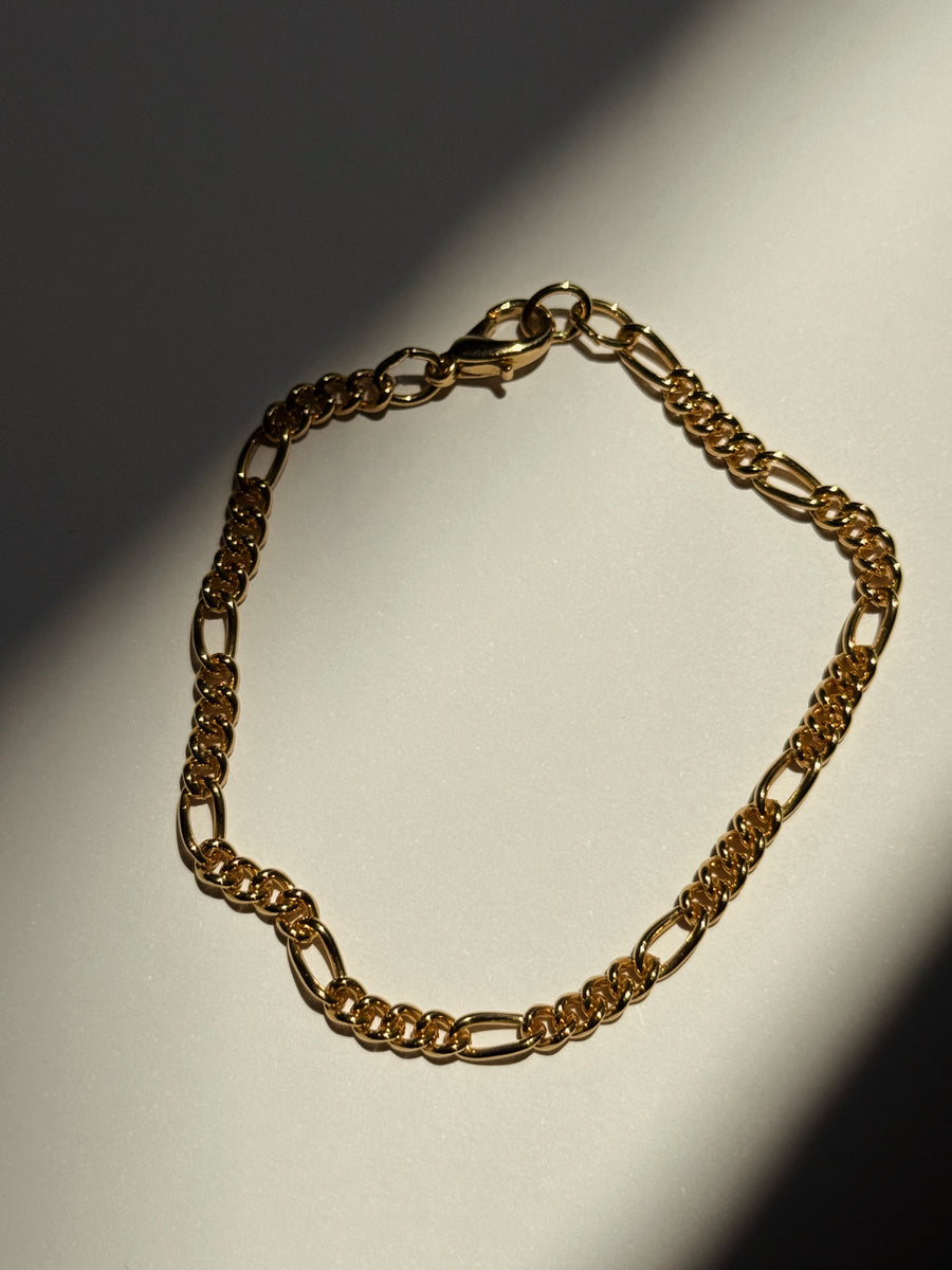 1990's gold plated link bracelet, brand new vintage | Sample Sale ...