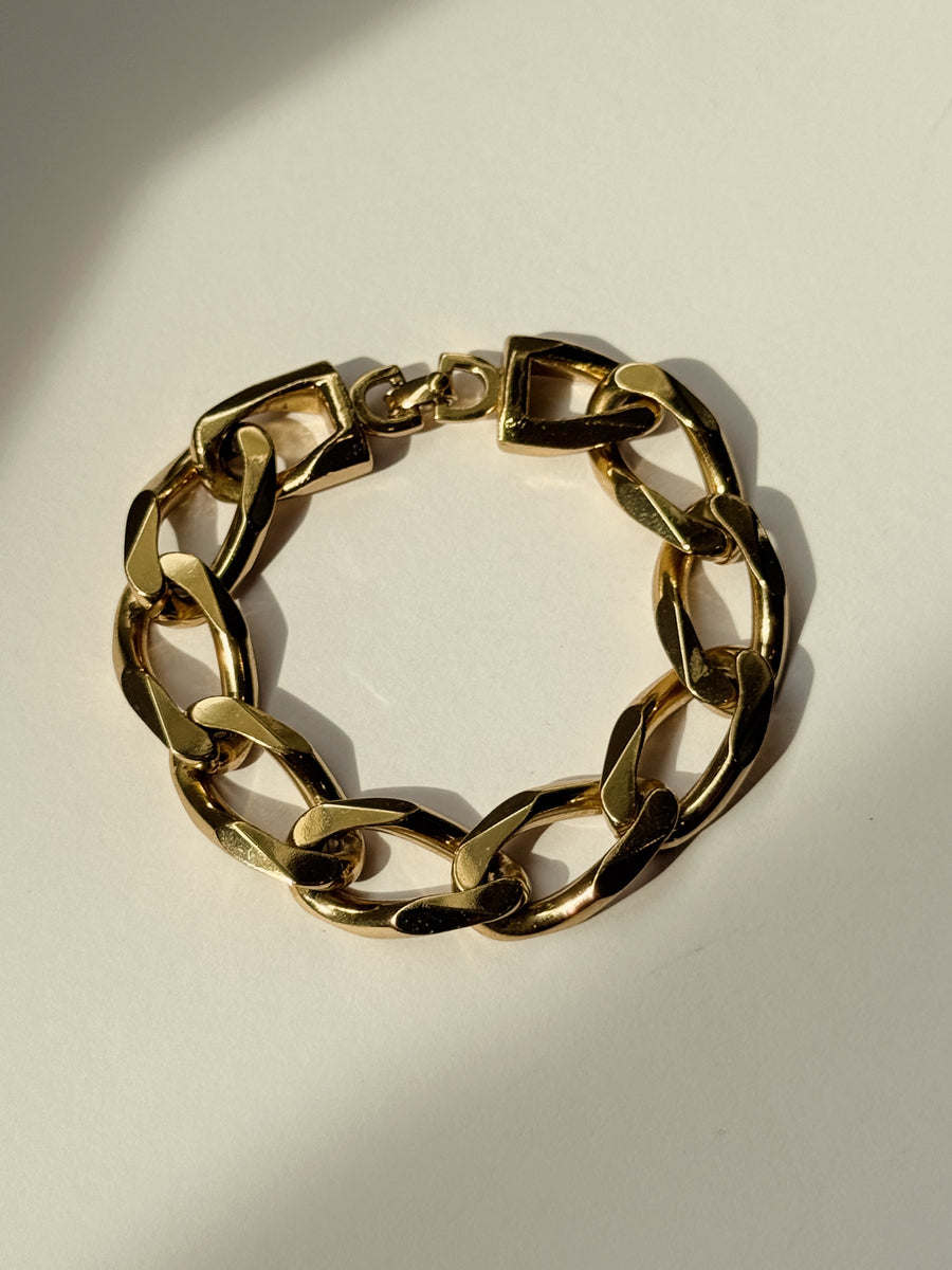 Christian Dior 1980's gold plated chain necklace – Constantina Vintage